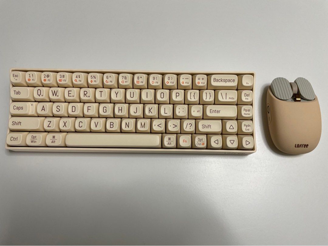 Lofree touch triple mode connection mechanical keyboard + mouse ...