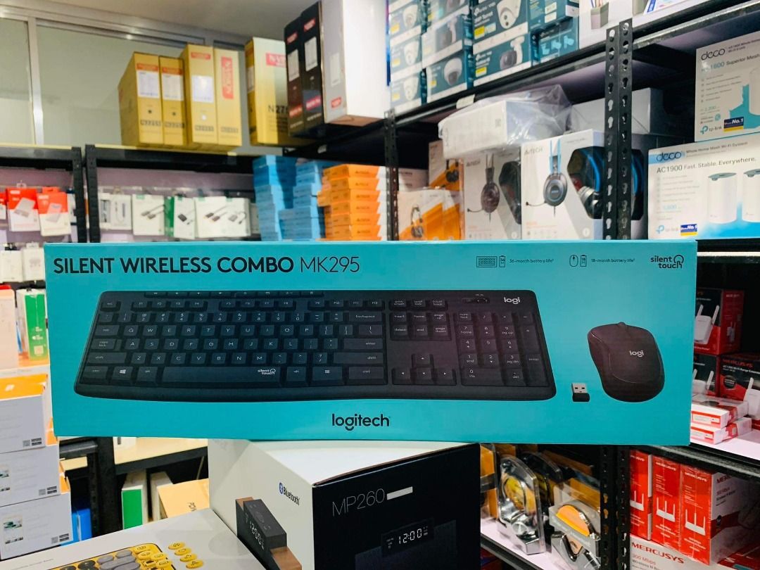 Logitech MK295 Silent Wireless Keyboad and Mouse Combo, Computers ...