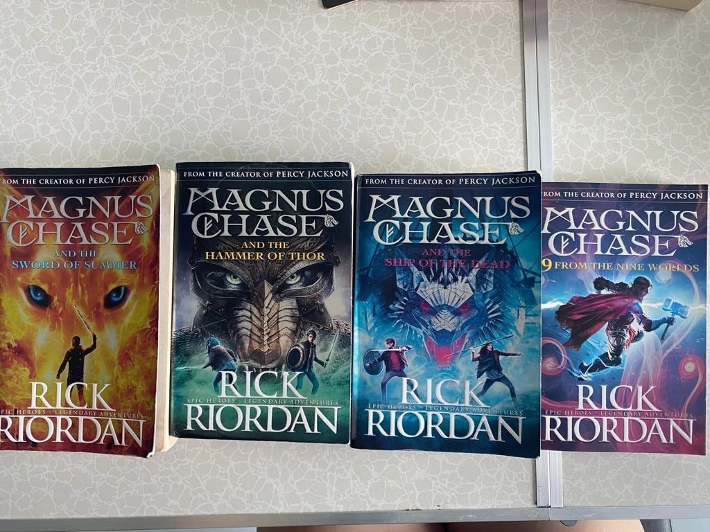 Magnus chase series, Hobbies & Toys, Books & Magazines, Fiction & Non-Fiction on Carousell