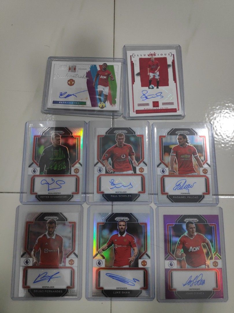 Manchester United Autograph Soccer Cards Genuine Authentic, Hobbies & Toys, Toys & Games on ...