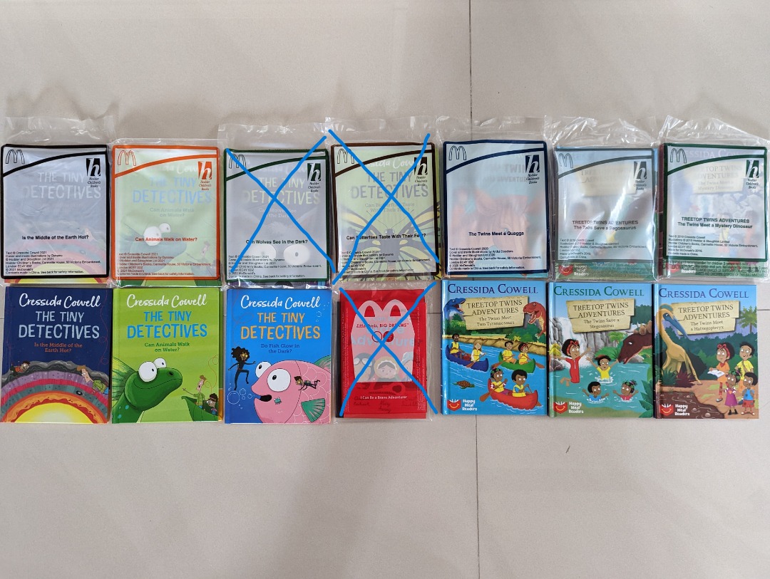 McDonald Happy Meal books, Hobbies & Toys, Books & Magazines, Children ...