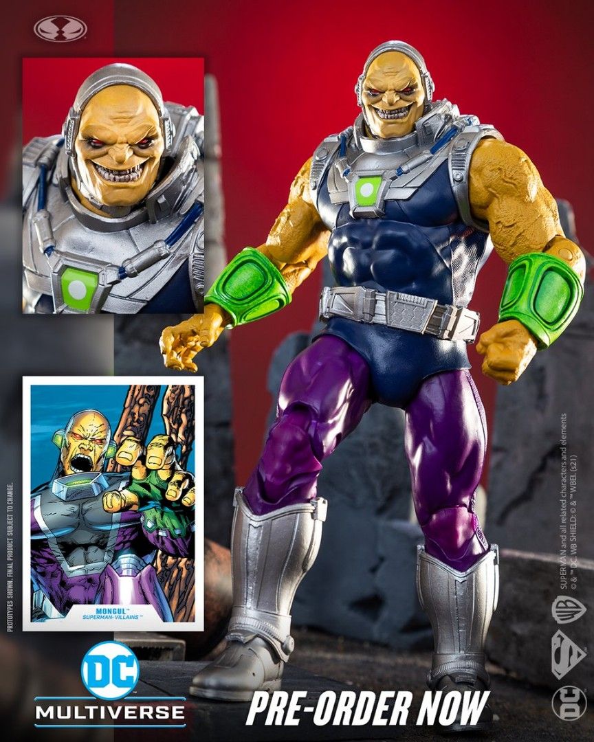 McFarlane DC Mongul (Mega- Fig), Hobbies & Toys, Toys & Games on Carousell