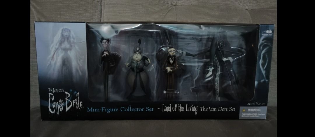 Mcfarlane toys CORPSE BRIDE mini FIGURES boxset. TIMM BURTON JOHNNY ...