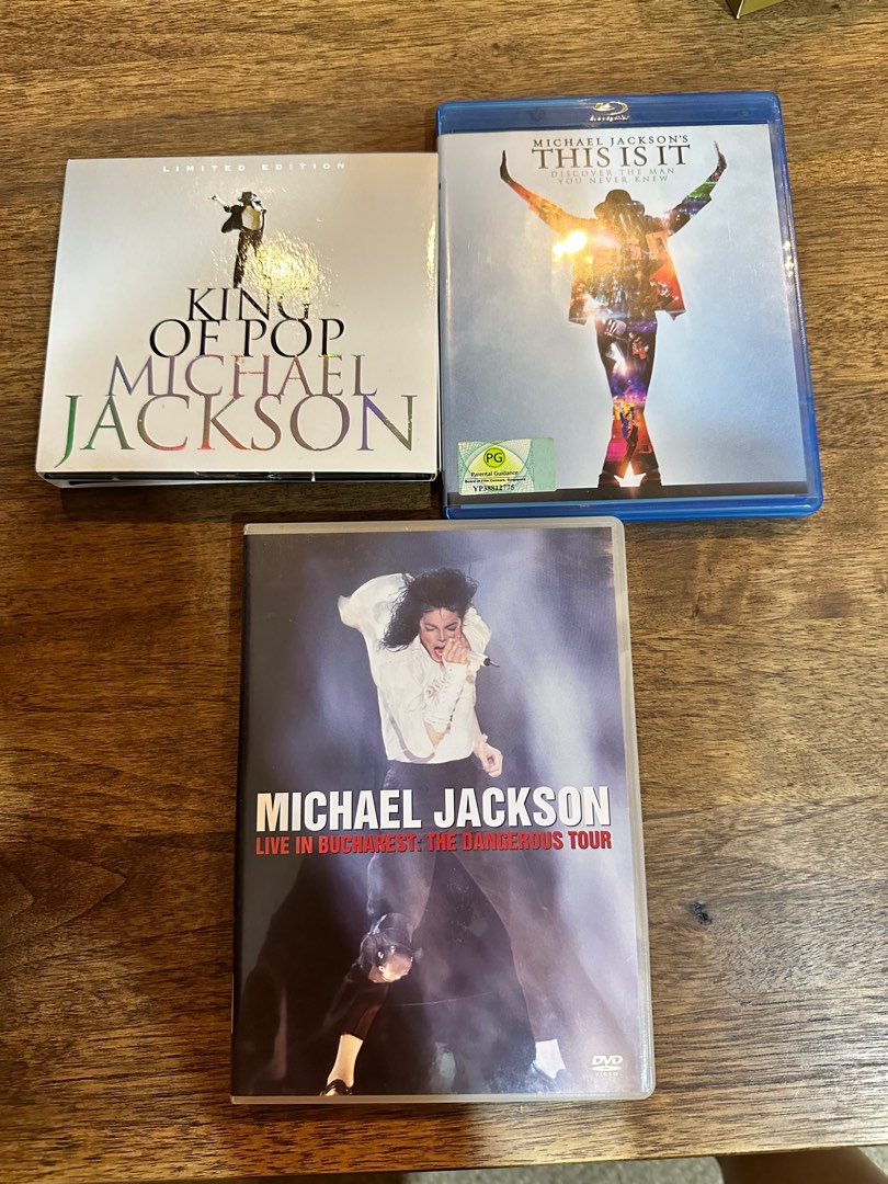 Michael Jackson Blueray, DVD, CD, Hobbies & Toys, Music & Media, CDs ...