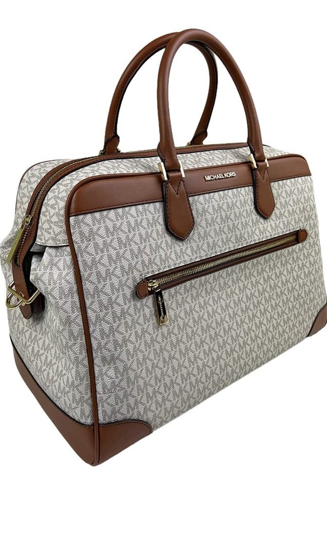 Michael Kors travel weekender bag in vanilla on Carousell
