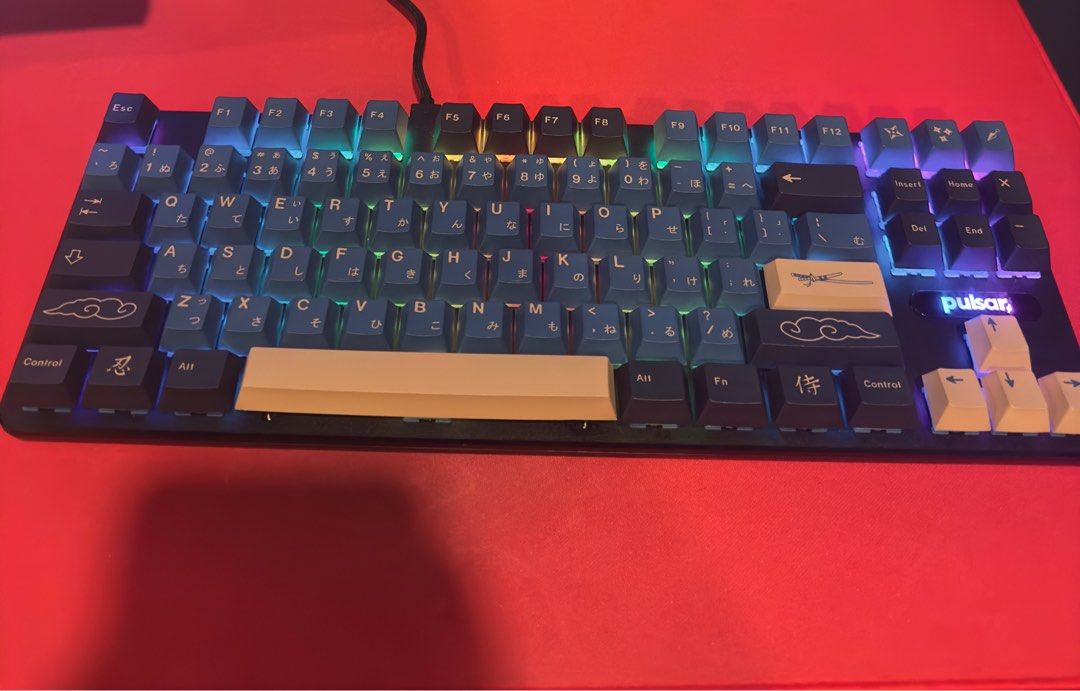 Modded PCMK TKL pulsar mechanical keyboard 80%, Computers & Tech, Parts ...