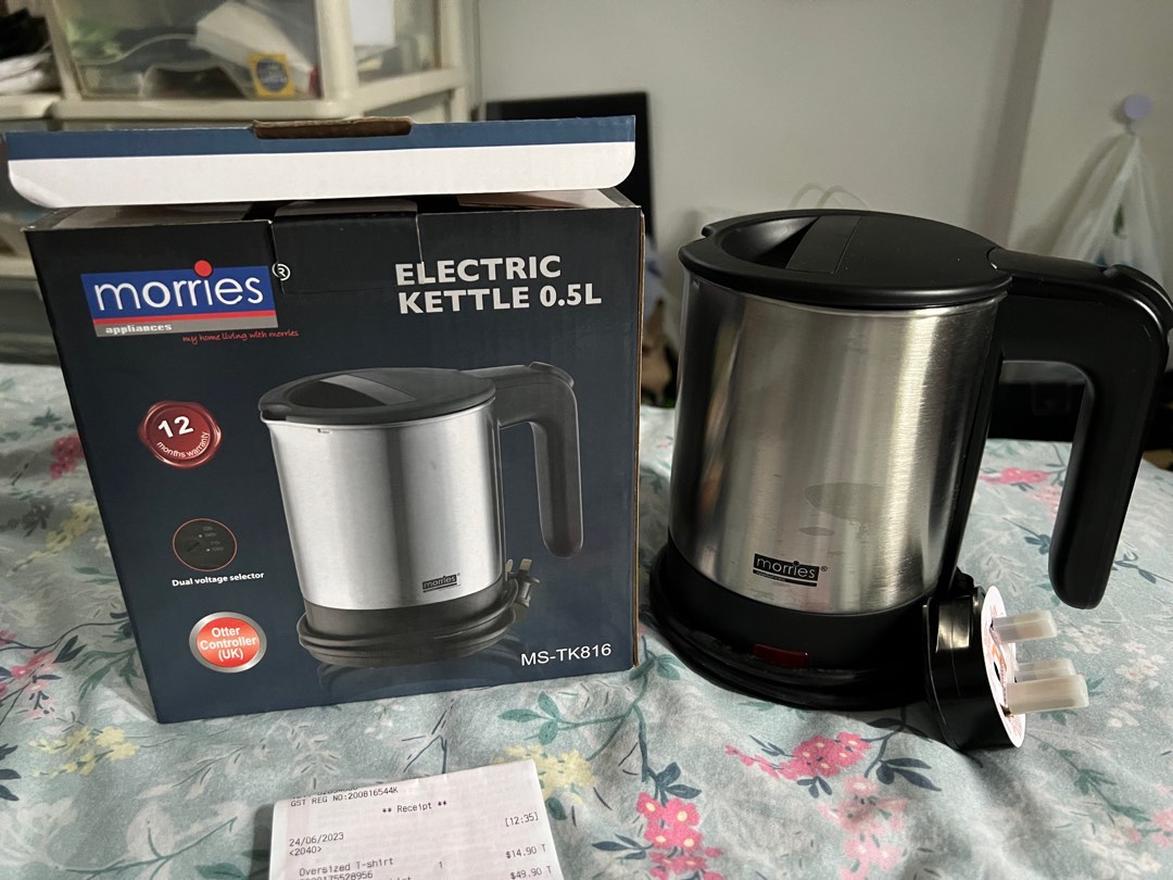 Morris’s Electric Kettle 0.5L, TV & Home Appliances, Kitchen Appliances ...