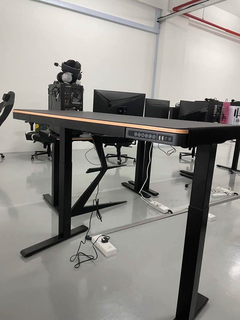 Epic X Royale Motorised ARES Standing Computer Table, Furniture & Home ...