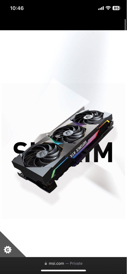 MSI SUPRIM X RTX 3080 (OOS), Computers & Tech, Parts & Accessories ...