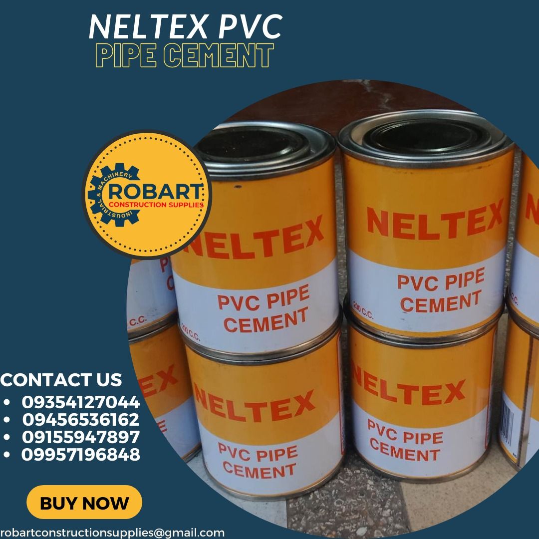 NELTEX PVC PIPE CEMENT, Commercial & Industrial, Construction Tools ...