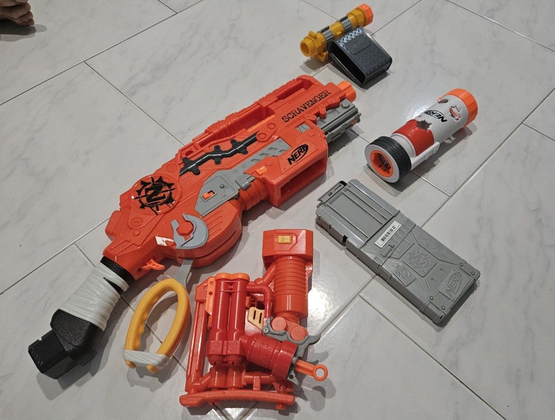 NERF E1754 Ner Zombie Survival System Scavenger, Hobbies & Toys, Toys ...