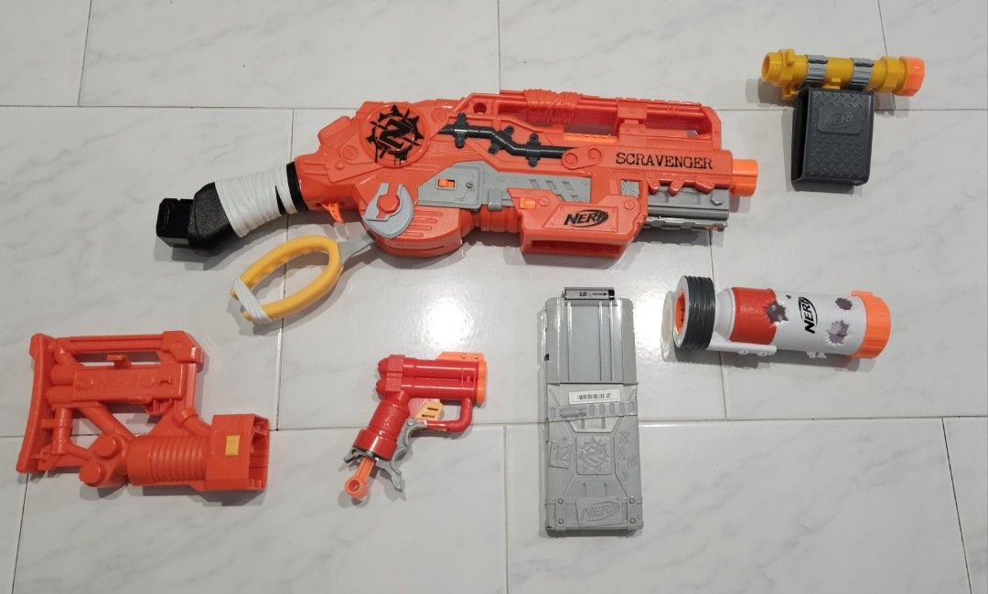 NERF E1754 Ner Zombie Survival System Scavenger, Hobbies & Toys, Toys ...