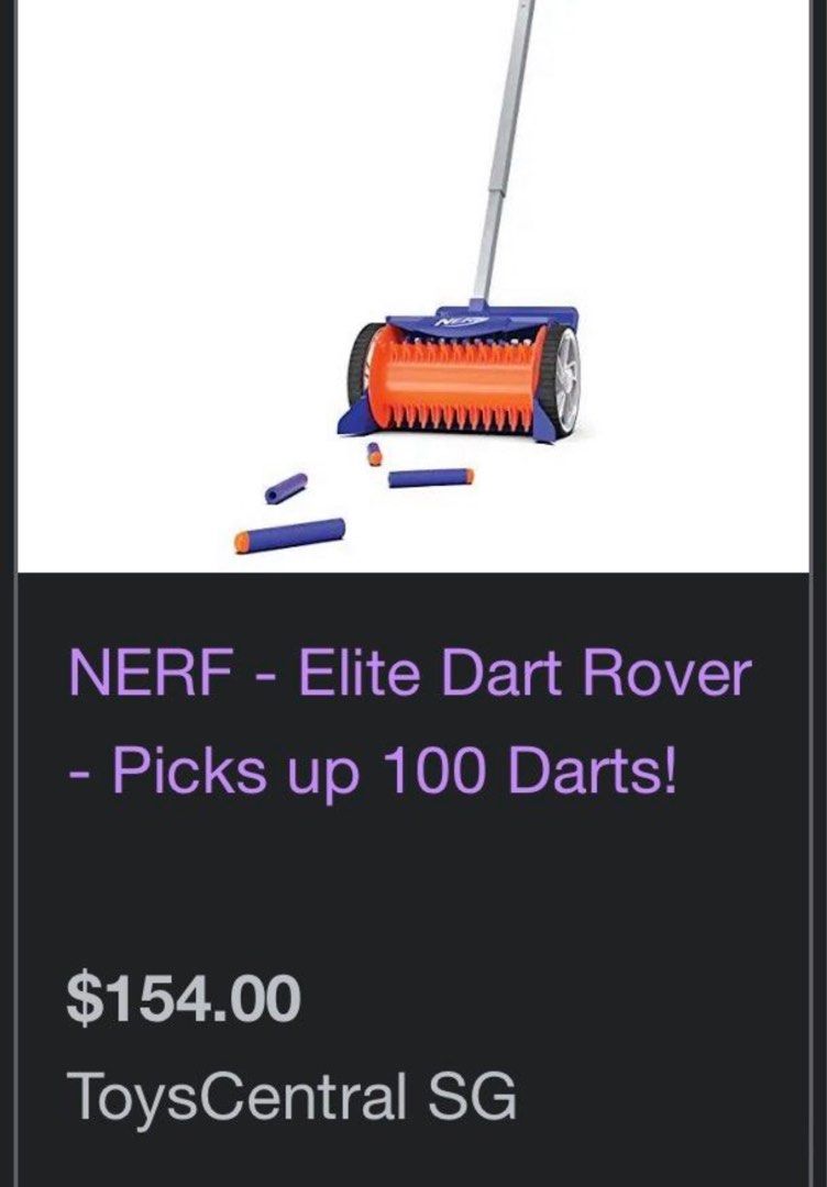 Nerf Elite Dart Rover - As New!, Hobbies & Toys, Toys & Games on Carousell