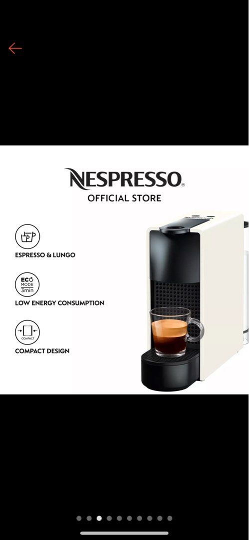 Nespresso Essenza mini coffee machine , TV & Home Appliances, Kitchen ...