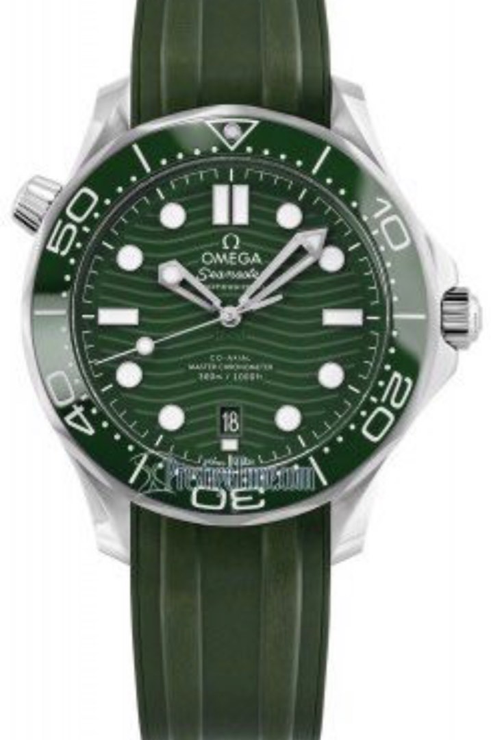 New Omega Seamaster Diver 300m rare green dial, Luxury, Watches on ...