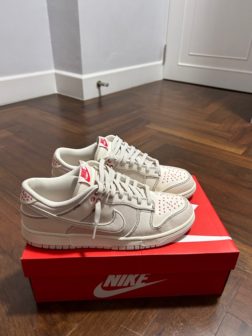 Nike Dunk Low Sashiko, Men's Fashion, Footwear, Sneakers on Carousell