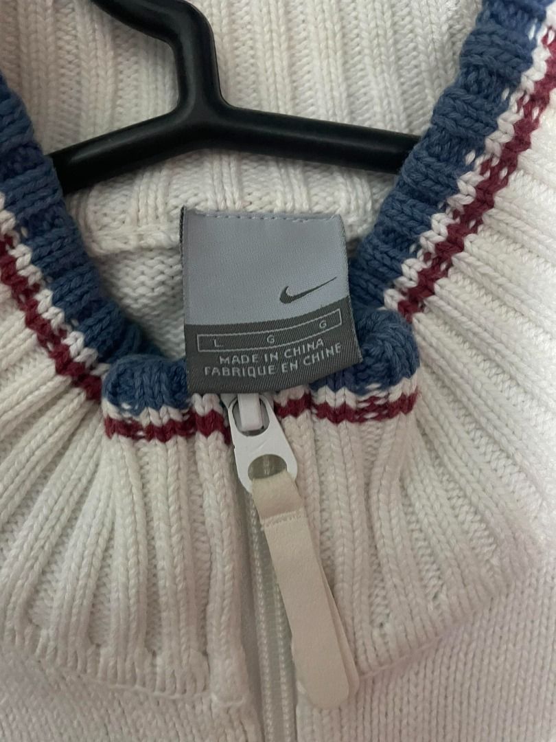 Nike Knitted Sweater, Women's Fashion, Coats, Jackets and Outerwear on ...