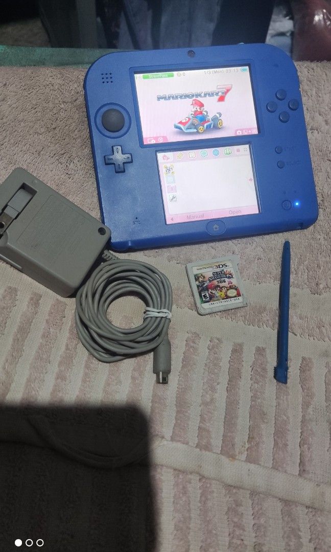 Nintendo 2DS Blue, Video Gaming, Video Game Consoles, Nintendo on Carousell