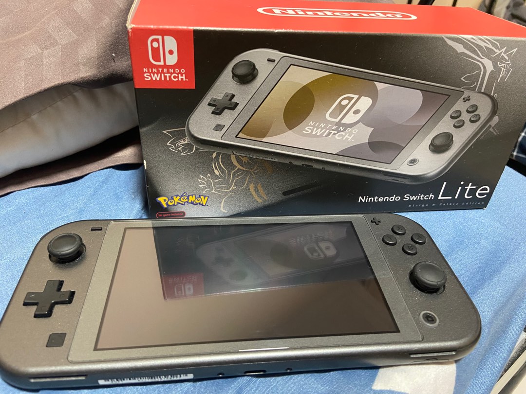 Nintendo Switch Lite Dialga&Palkia Edition, Video Gaming, Video Game ...