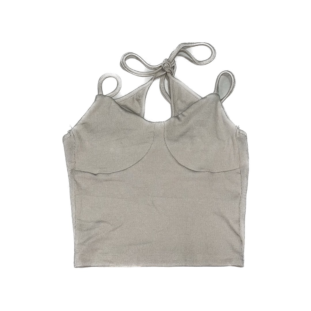 nude cropped acubi tank top on Carousell