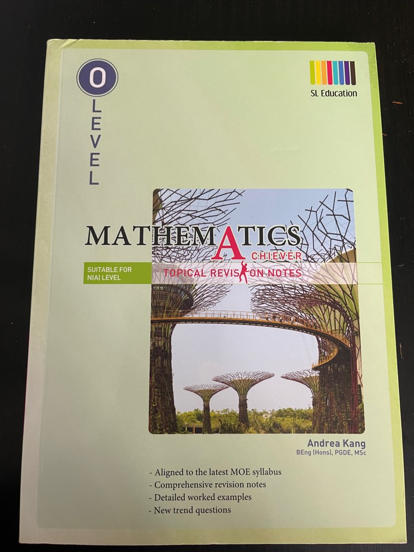 O Level Mathematics Achiever Topical Revision Notes, Hobbies & Toys ...