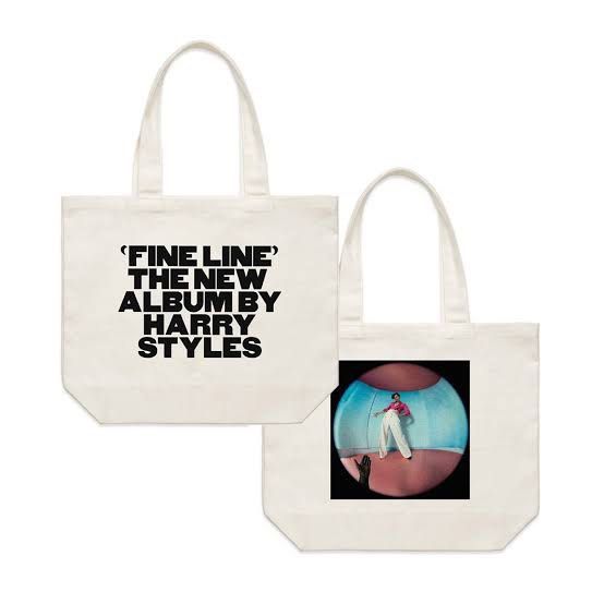 Official Harry Styles merchandise Fine Line tote bag on Carousell