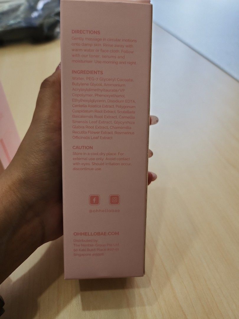 Oh hello bae Holy grail cleanser, Beauty & Personal Care, Face, Face ...