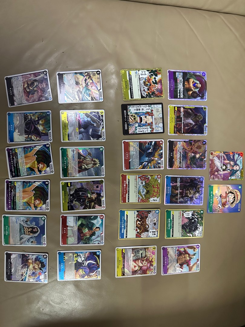 One piece Trading card for sale. 0P04 take all with common and UC + L ...