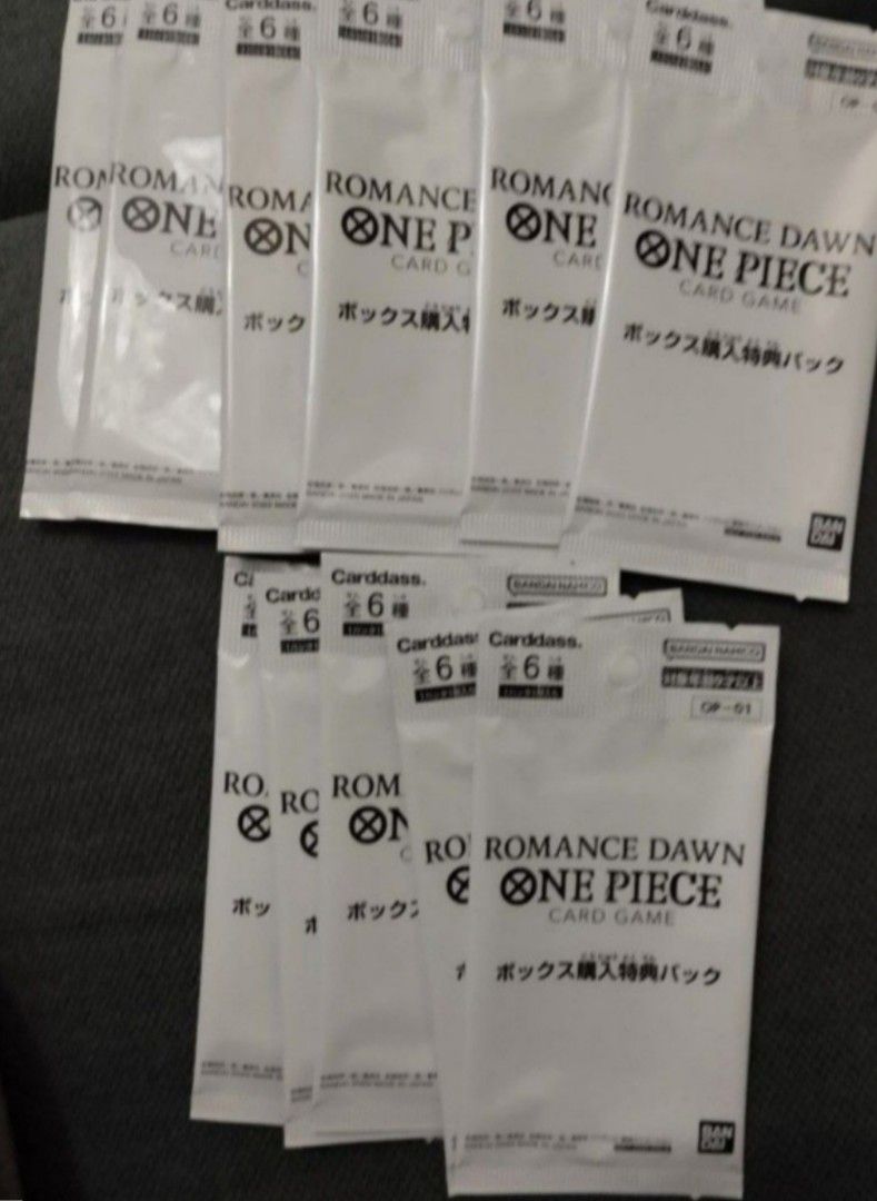 OP-01 & OP-02 Box Toppers One Piece Card Game, Hobbies & Toys, Toys ...