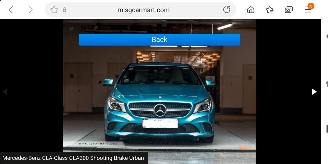 Original merc W117 CLA bodykit, Car Accessories, Accessories on Carousell