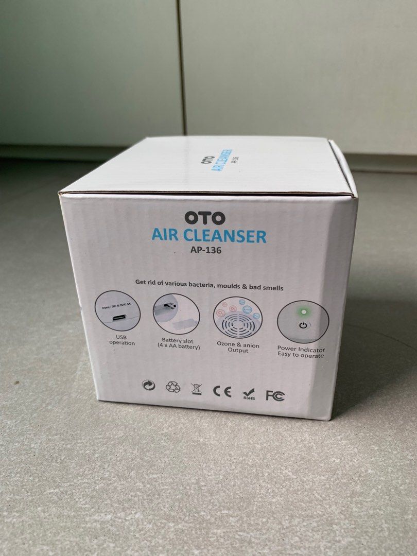 OTO air cleanser, TV & Home Appliances, Air Purifiers & Dehumidifiers ...