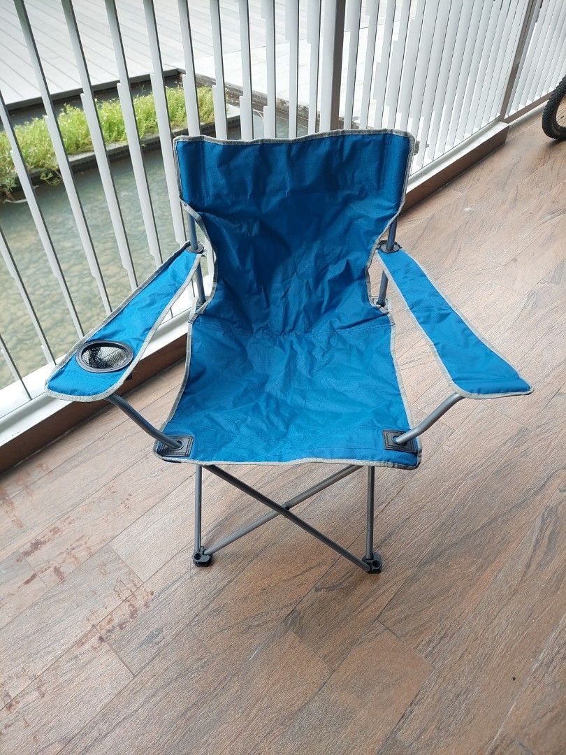 Outdoor Foldable Field Chair with cup holder, Furniture & Home Living ...