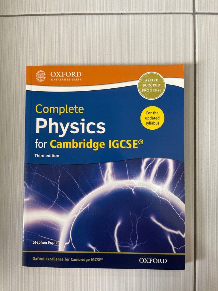Oxford Complete Physics for Cambridge IGCSE Third Edition, Hobbies ...