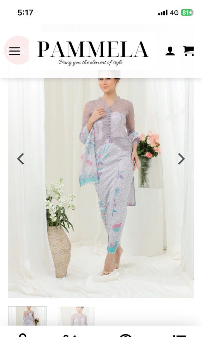 Pammela Lily Greyish Purple, Women's Fashion, Dresses & Sets ...