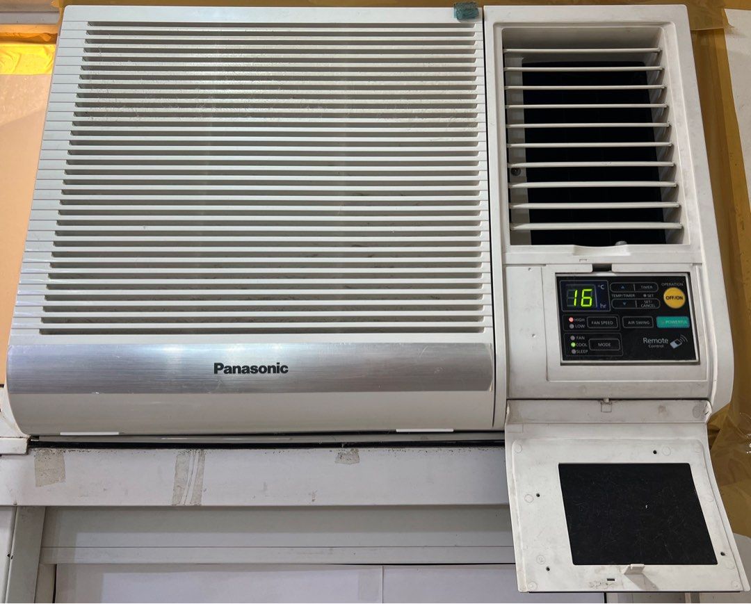 PANASONIC 1.5 HP WINDOW TYPE INVERTER AIRCON, TV & Home Appliances, Air ...
