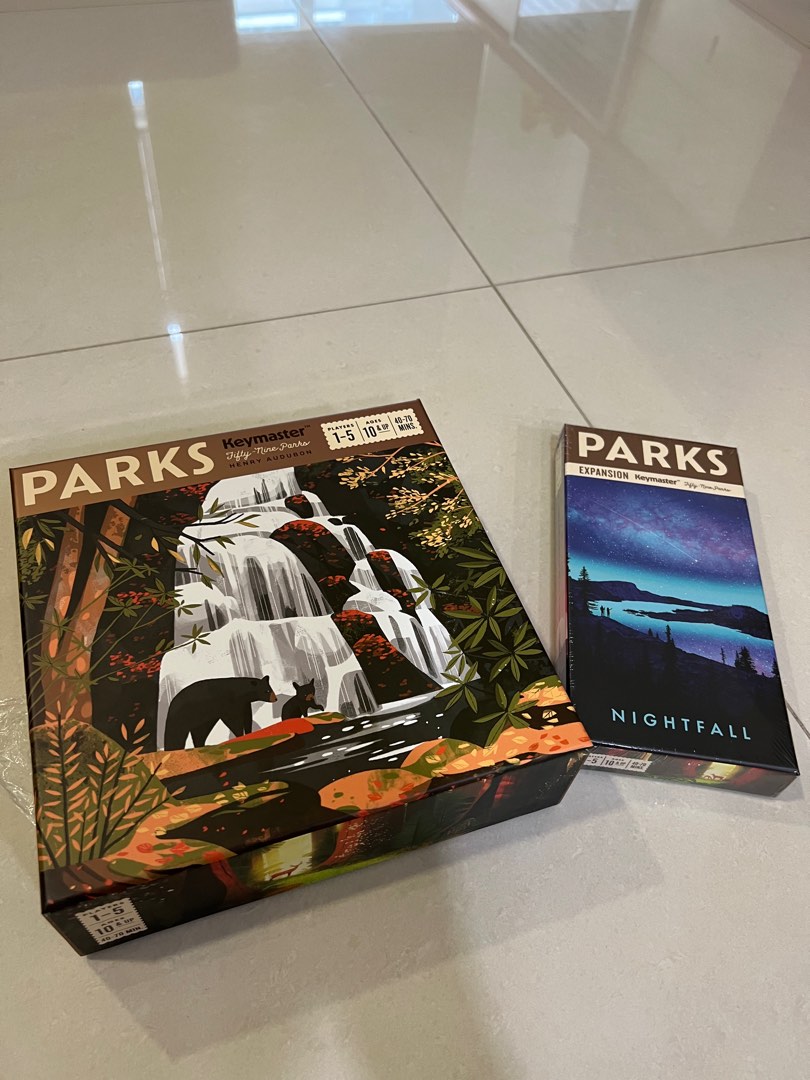 Parks Board Game with BNIS Nightfall Expansion, Hobbies & Toys, Toys ...