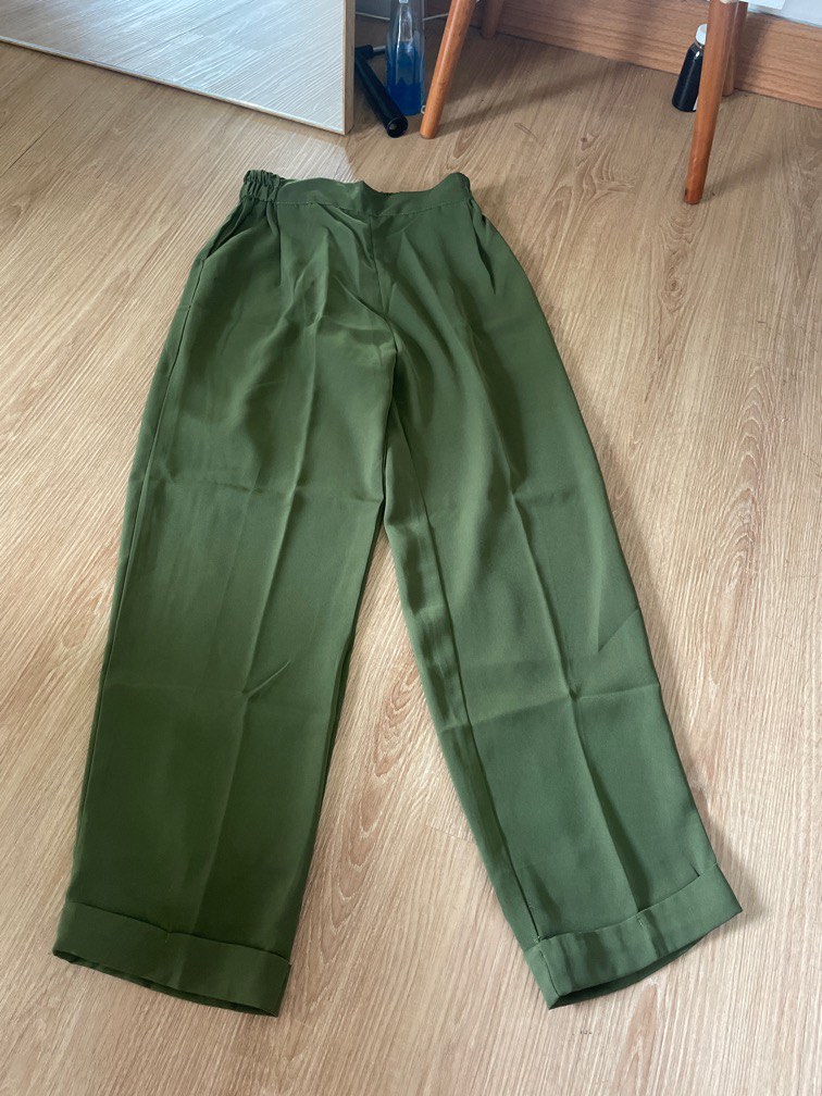 Paula Office Pants, Fesyen Wanita, Pakaian Wanita, Bawahan di Carousell