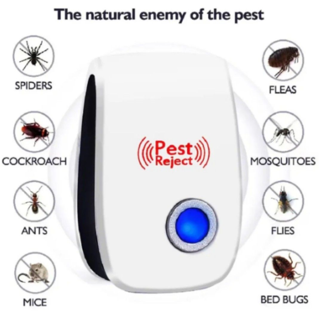 Pests Repeller Electronic Device - Get rid of Rats Mosquitos Flies ...