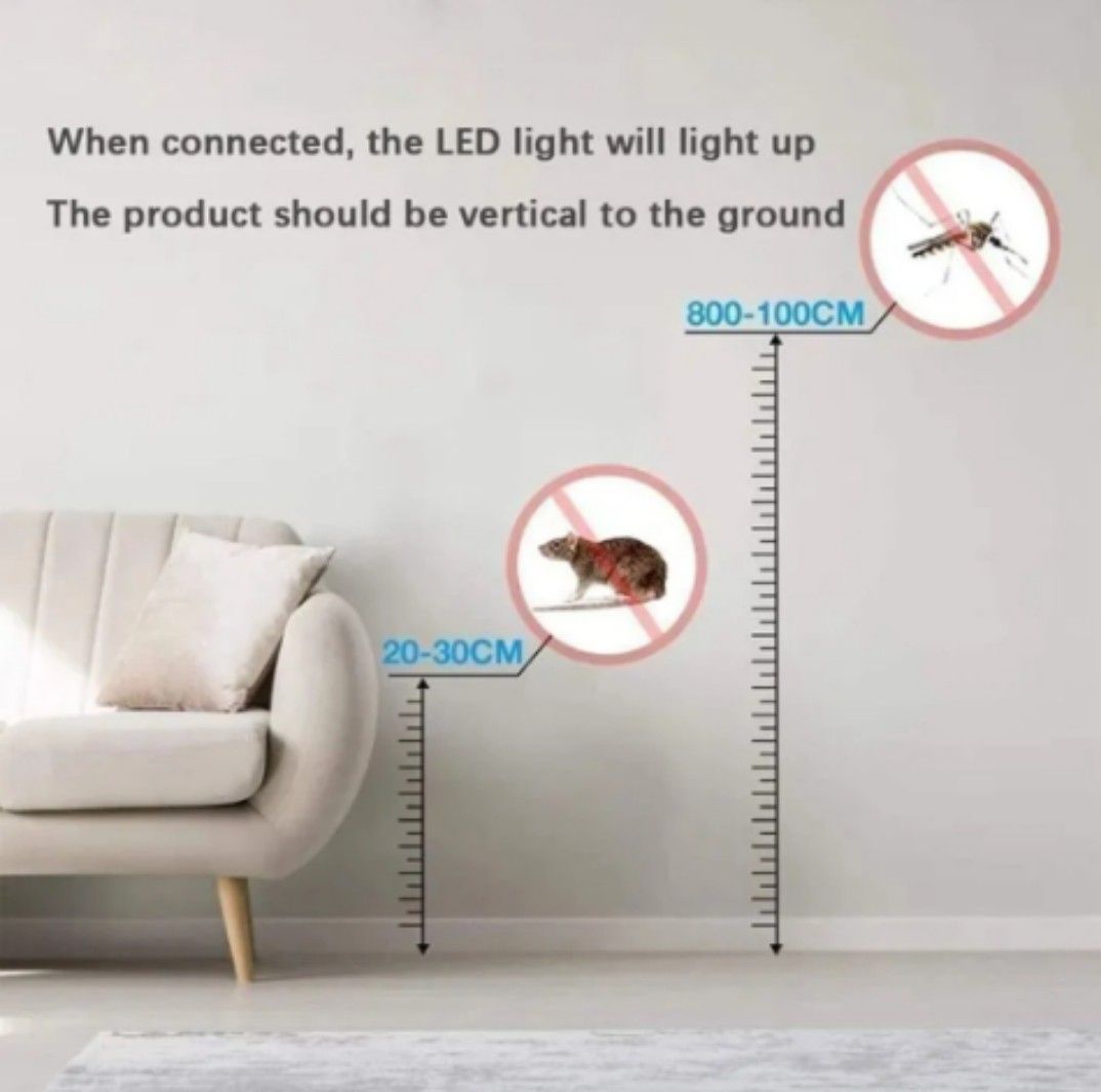 Pests Repeller Electronic Device - Get rid of Rats Mosquitos Flies ...