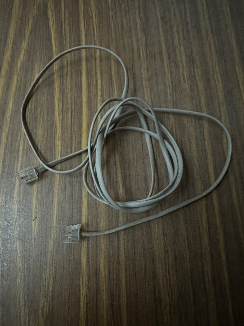 Phone line cable, TV & Home Appliances, TV & Entertainment, TV Parts ...