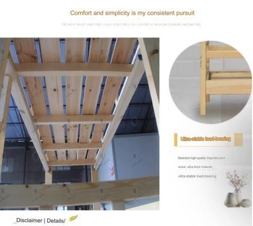 pine wood upper and lower bunk children's canopy bed mother-in-law ...