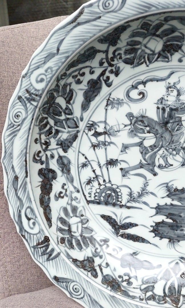 Piring kuno ming dynasty hongwu, Antik, Pajangan di Carousell