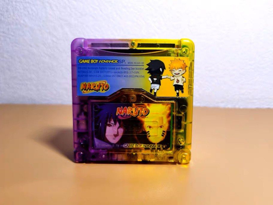 (PO) CUSTOM Naruto Gameboy advance sp GBA SP retro game nintendo switch ...