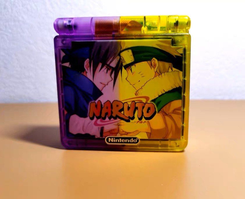 (PO) CUSTOM Naruto Gameboy advance sp GBA SP retro game nintendo switch ...