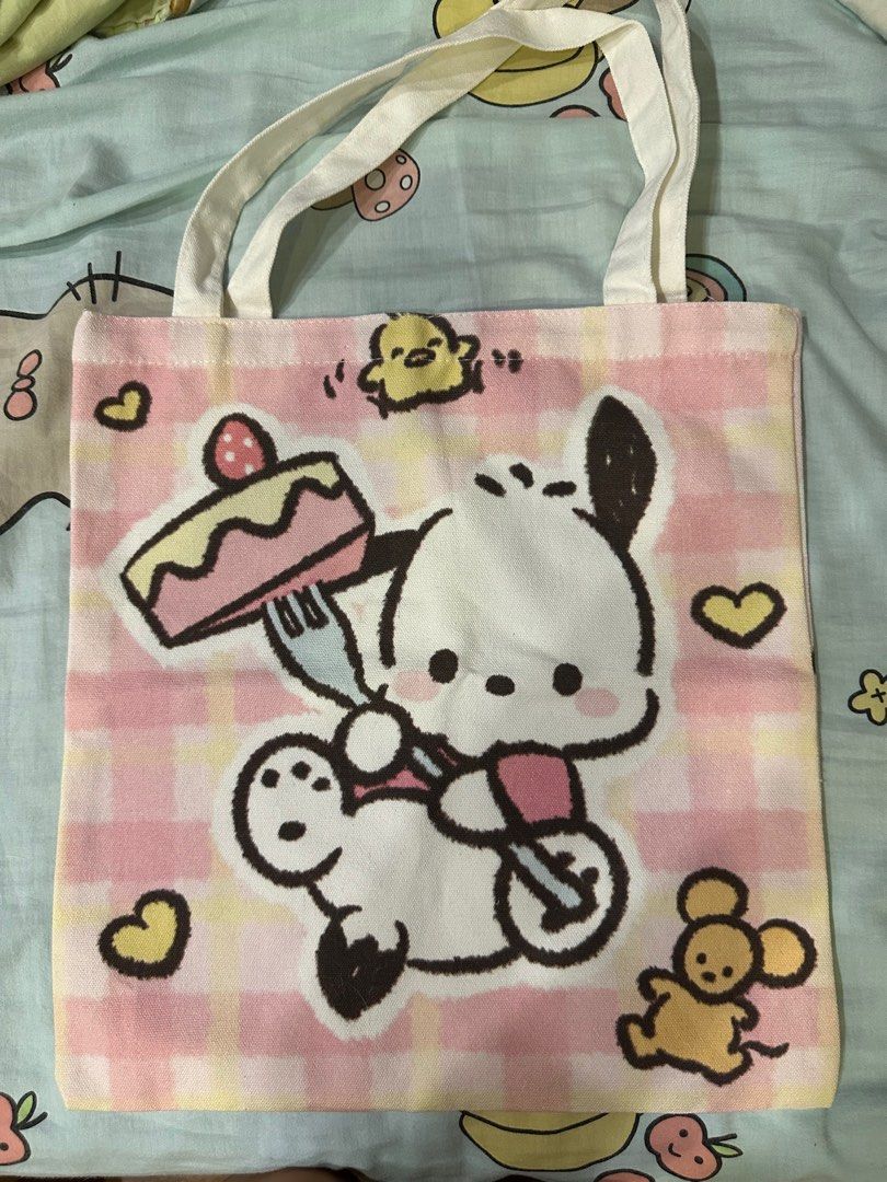 pochacco tote bag, Women's Fashion, Bags & Wallets, Tote Bags on Carousell