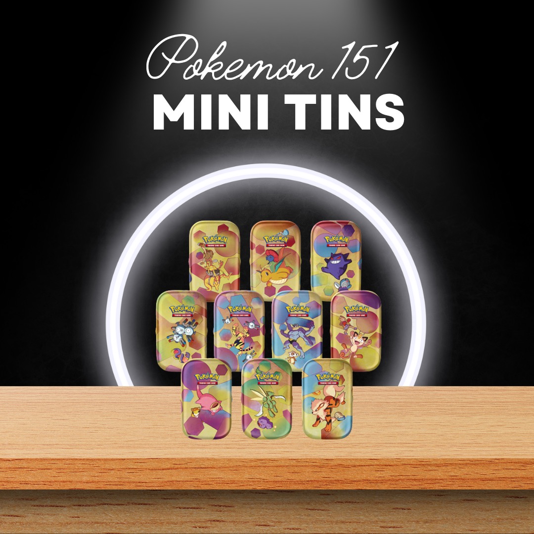 Pokemon 151 English SV3.5 Mini Tins, Hobbies & Toys, Toys & Games on ...