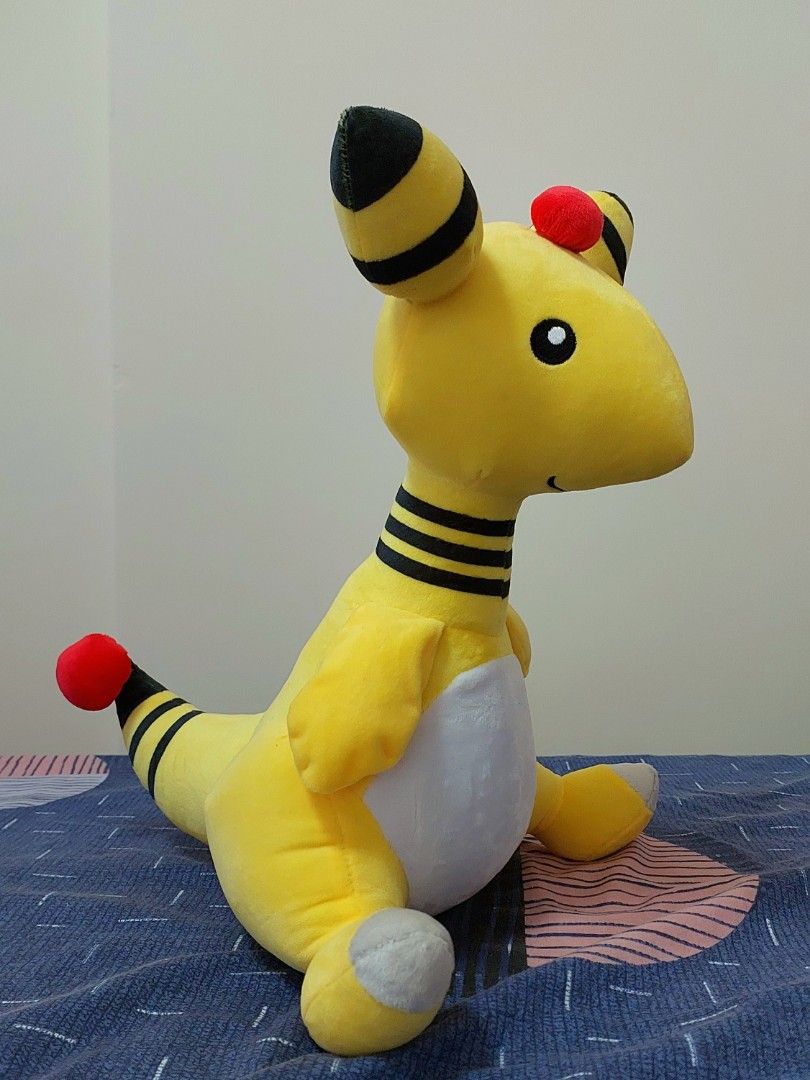 Pokemon Ampharos Plush 12", Hobbies & Toys, Toys & Games on Carousell