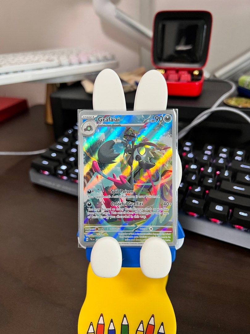 pokemon grafaiai card, Hobbies & Toys, Toys & Games on Carousell