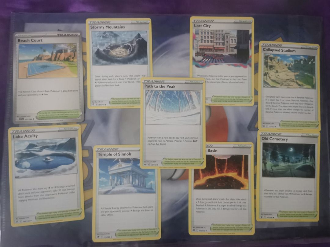 Pokemon TCG Stadium Cards, Hobbies & Toys, Toys & Games on Carousell