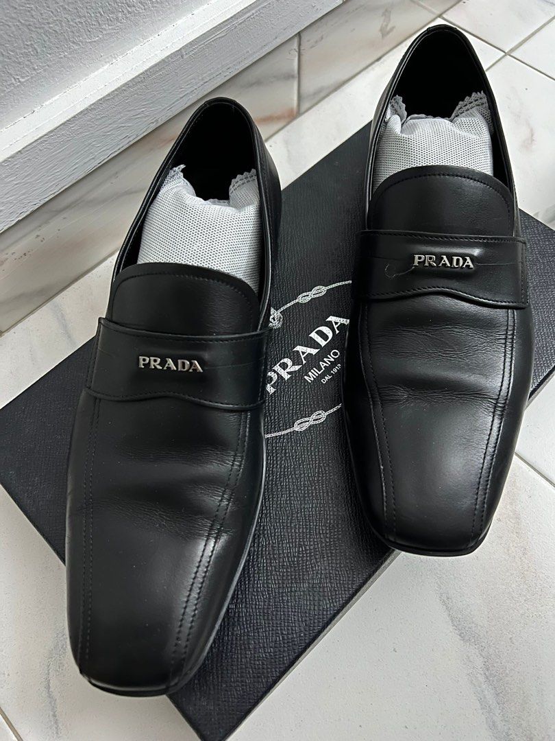💯 % Authentic Prada Men Shoes, Men's Fashion, Footwear, Dress Shoes on ...